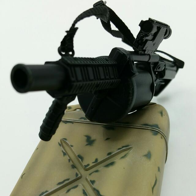 (Reserved)1/6 12" Figure MGL -140 Grenade Launcher Rifle Gun (Black ...