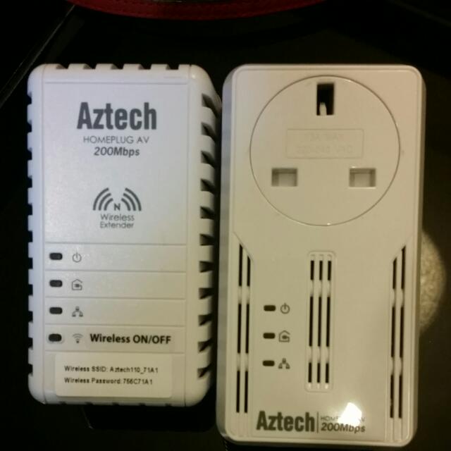 Aztech homeplug With Manual, Computers & Tech, Parts & Accessories ...