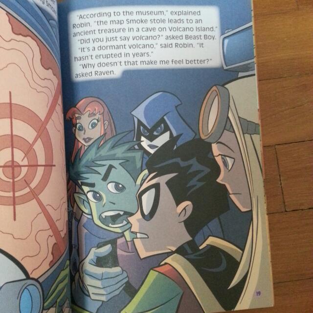 Teen Titans Volcano Power Scholastic Story Book, Hobbies & Toys, Books ...