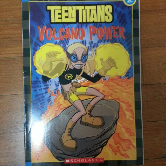 Teen Titans Volcano Power Scholastic Story Book, Hobbies & Toys, Books ...