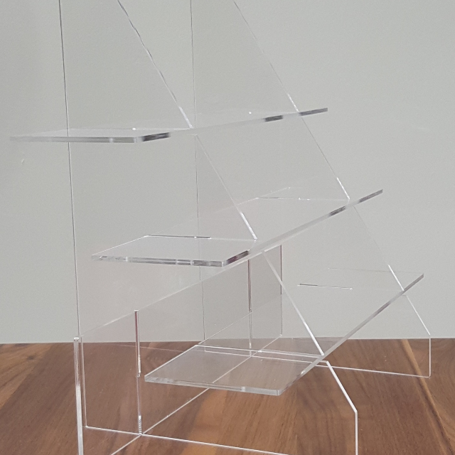 Acrylic Display 3 Tier, Furniture & Home Living, Furniture, Shelves ...