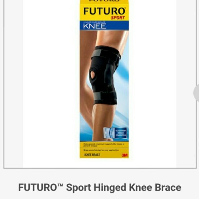 Futuro Sport Hinged Knee Brace, Health & Nutrition, Braces, Support ...