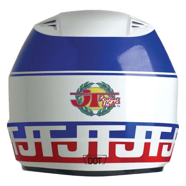 JT Racing USA Retro Dirt Bike MX Motorcycle Helmet (JT Racing ALS-02 ...
