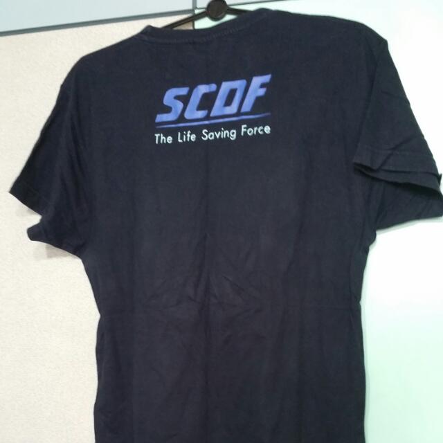 SCDF Admin Tee, Men's Fashion, Tops & Sets, Tshirts & Polo Shirts on ...