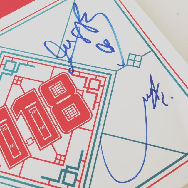 [AUTOGRAPHED] Mediacorp Channel 8 Drama "118" Calendar by Carrie Wong ...