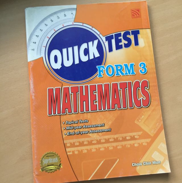 Form 3 Mathematics Workbook, Hobbies & Toys, Books & Magazines ...