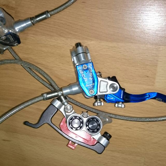Hope Tech M4 Evo Disc Brakes, Sports Equipment, Bicycles & Parts, Parts ...