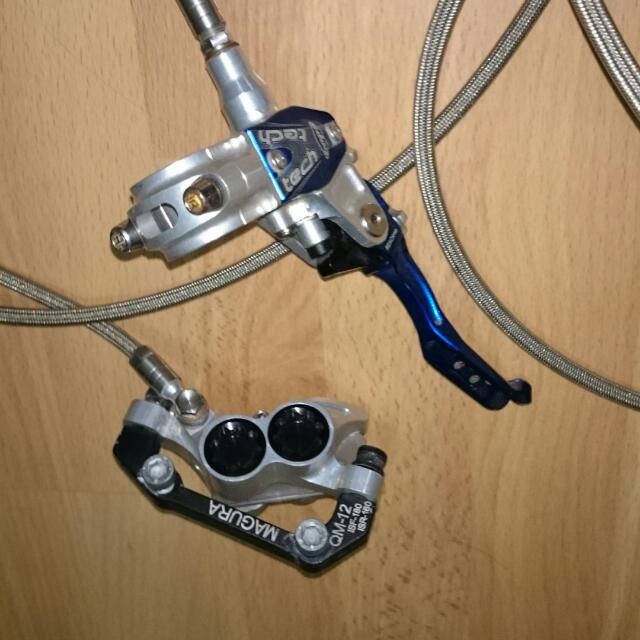 Hope Tech M4 Evo Disc Brakes, Sports Equipment, Bicycles & Parts, Parts ...