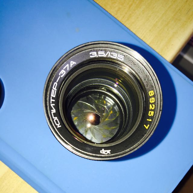 Jupiter 37A MC 135mm F3.5, Photography, Cameras on Carousell