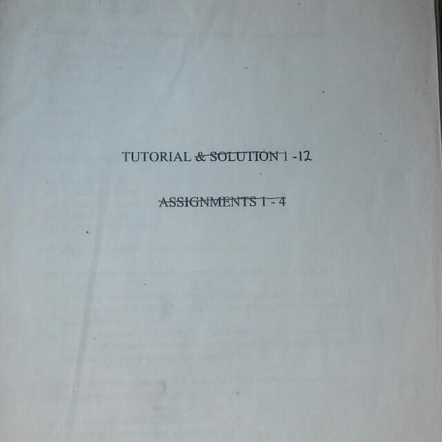 POA Note And Tutorial From Ms Chu., Hobbies & Toys, Books & Magazines ...