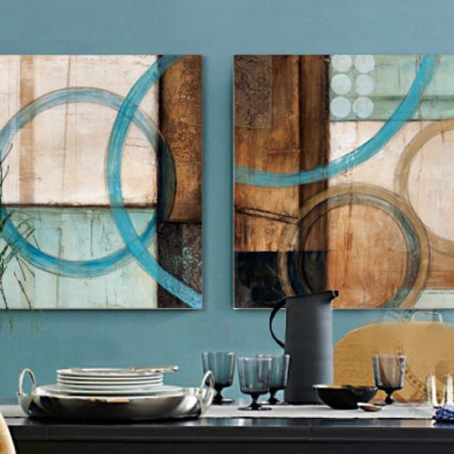 Extract Art Canvas Painting, Hobbies & Toys, Stationery & Craft, Art ...