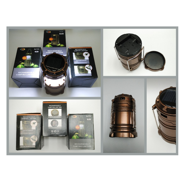 Solar Rechargeable Camping Lantern (6 LED), TV & Home Appliances, TV ...
