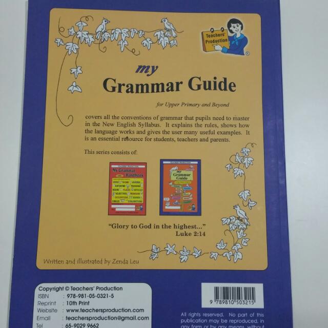 Teachers' Production: My Grammar Guide, Hobbies & Toys, Books ...