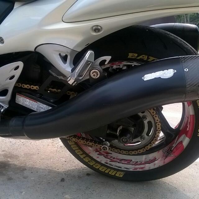 Micron Exhaust For Hayabusa Gen2, Cars on Carousell