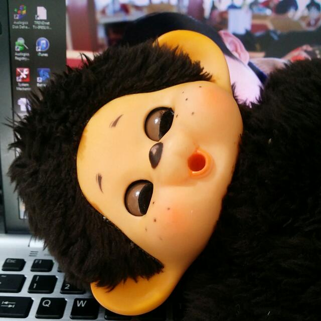 Vintage Sekiguchi Monchichi Boy Doll. ( Blinking Eyes ), Hobbies & Toys ...