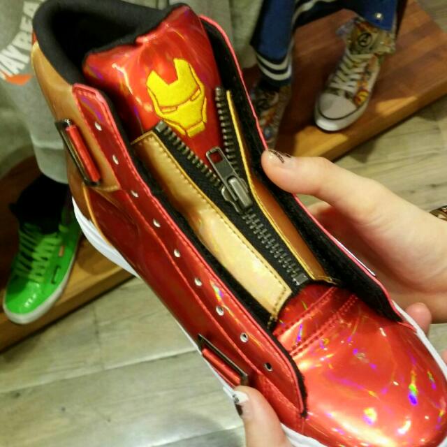Iron man Shoes (Marvel Collaboration), Men's Fashion, Footwear, Dress ...