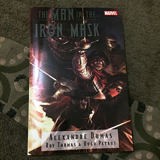 The Man In The Iron Mask Graphic Novel (Marvel), Hobbies & Toys, Books ...