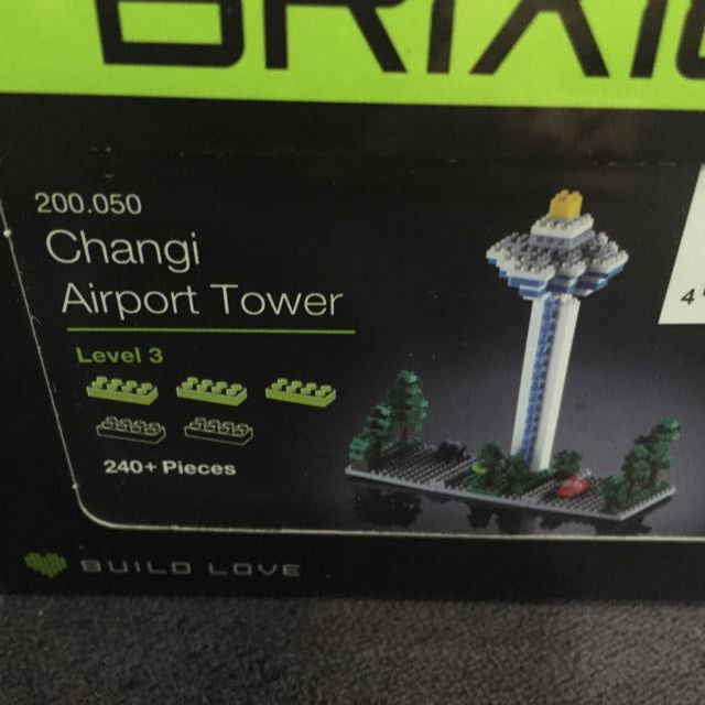 Brixies Nano Blocks (Changi Airport), Hobbies & Toys, Toys & Games on Carousell