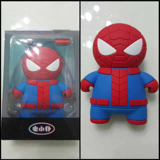 Instock Spiderman Powerbank, Mobile Phones & Gadgets, Wearables & Smart ...