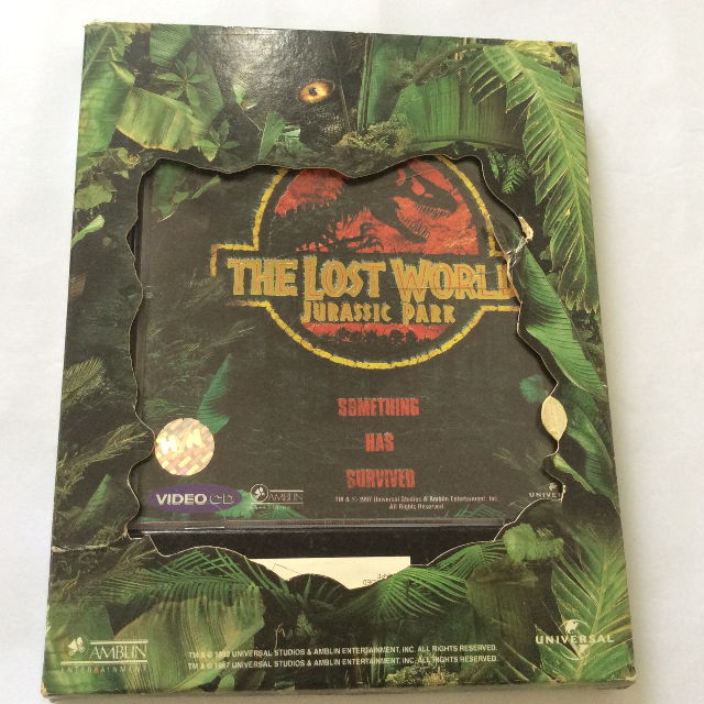 Jurassic Park - the lost world (movie vcd), Everything Else on Carousell