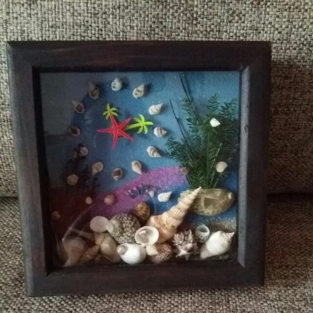 Seashell Ornamental Table Clock, Hobbies & Toys, Stationery & Craft ...