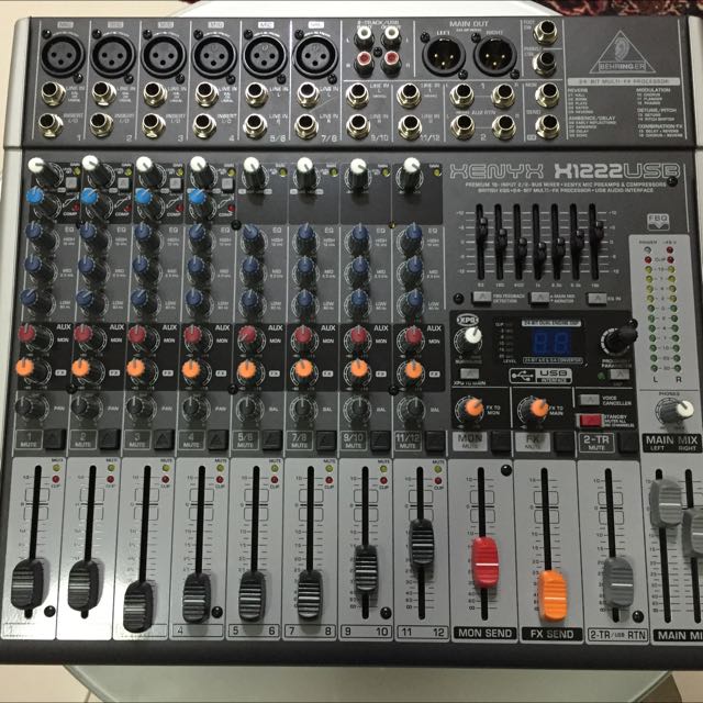Zenyx Behringer X1222USB Audio Mixer With FX and USB, Hobbies & Toys ...