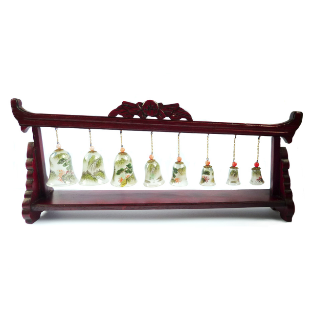 Vintage Chinese Inside Painted Glass Bell Chimes, Hobbies & Toys ...