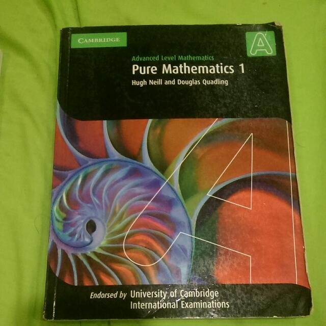 Cambridge A-Levels Pure Maths 1 Textbook, Hobbies & Toys, Books ...