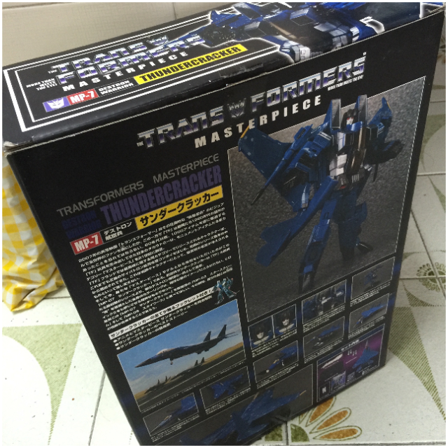 Transformers Masterpiece MP-7 MP-07 Thundercracker F-15 Fighter Jet ...