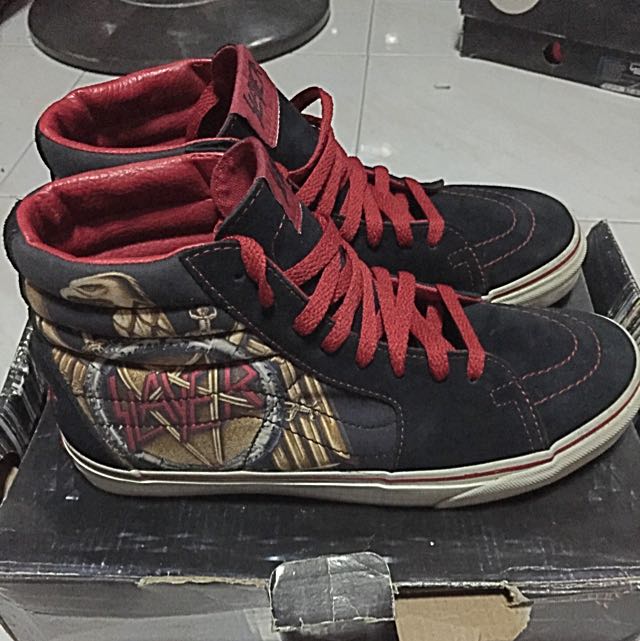 Vans Sk8-Hi (Slayer), Men's Fashion, Footwear, Sneakers on Carousell