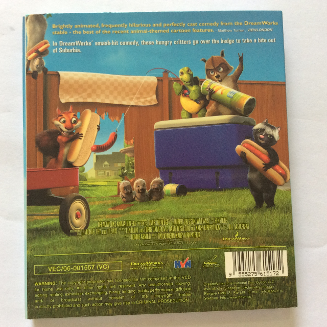 Over The Hedge (cartoon animation movie vcd), Everything Else on Carousell