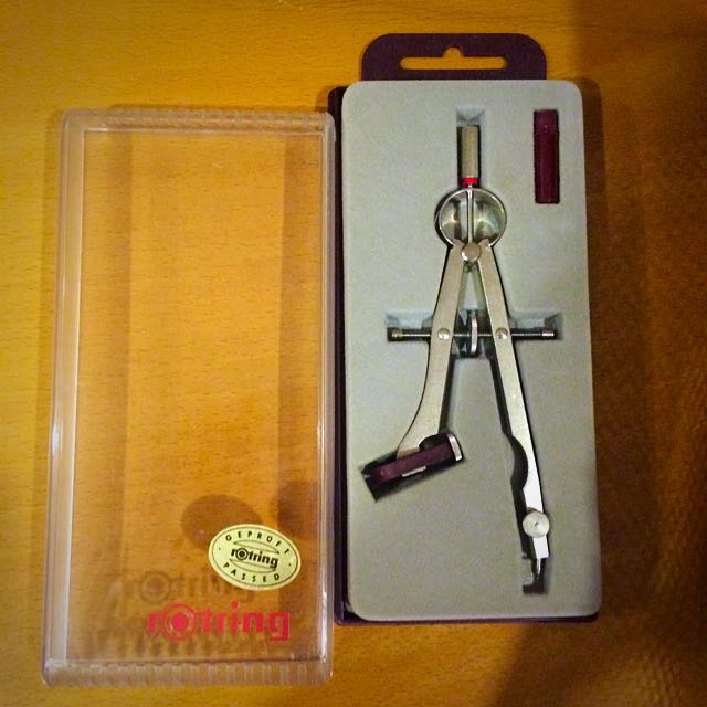 rOtring compass, Hobbies & Toys, Stationery & Craft, Other Stationery ...