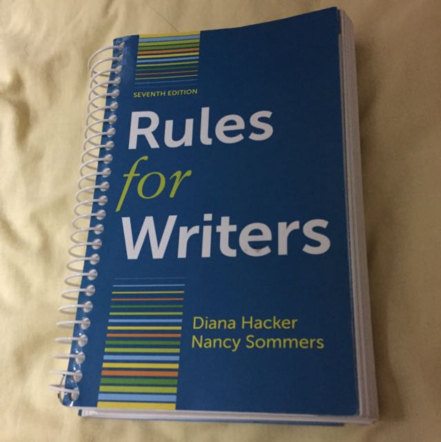 Rules For Writers, Hobbies & Toys, Books & Magazines, Textbooks on ...