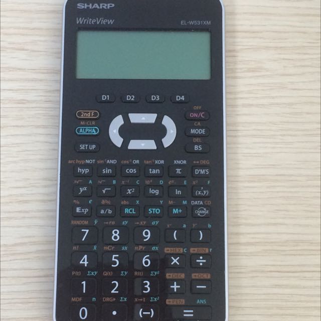 Reserved - SHARP Scientific Calculator, Model EL-W531XM, Everything ...