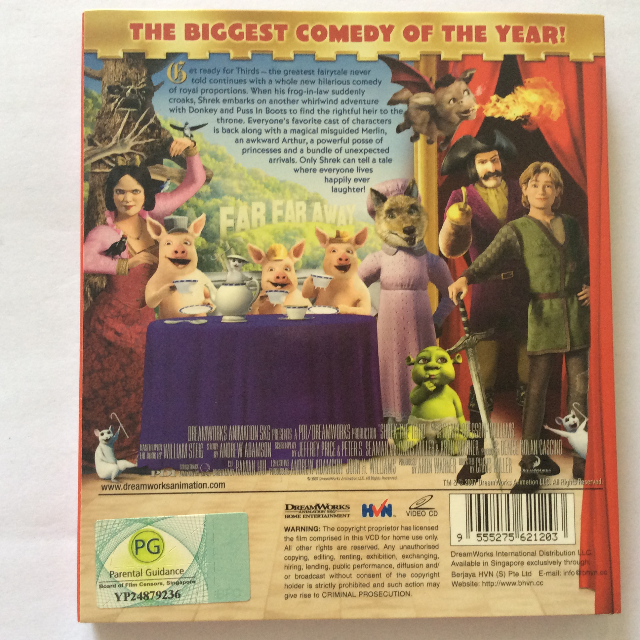 Shrek the Third (cartoon animation vcd), Everything Else on Carousell