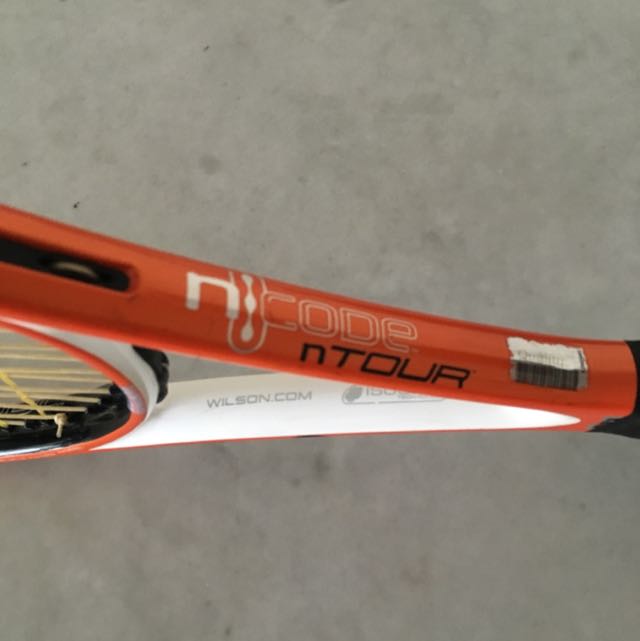 Wilson Ncode Ntour Tennis Racquet, Sports Equipment, Sports & Games ...