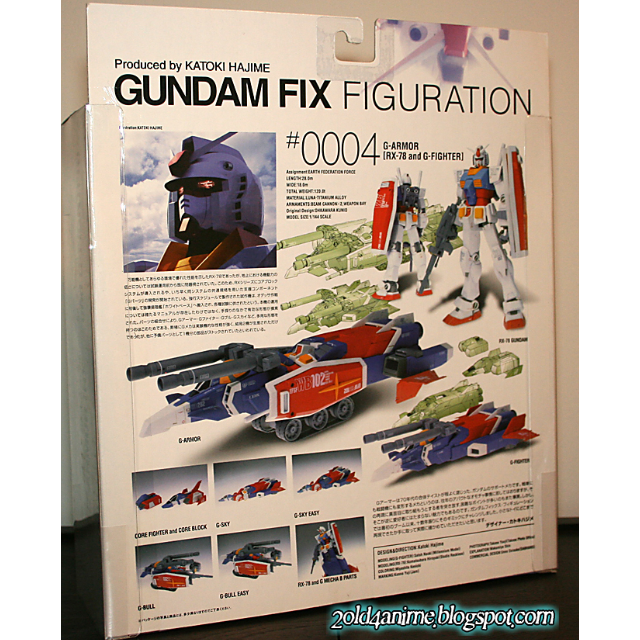 Gundam Fix Figuration GFF #0004 RX-78, G-Armor and G-Fighter, Hobbies & Toys, Toys & Games on ...