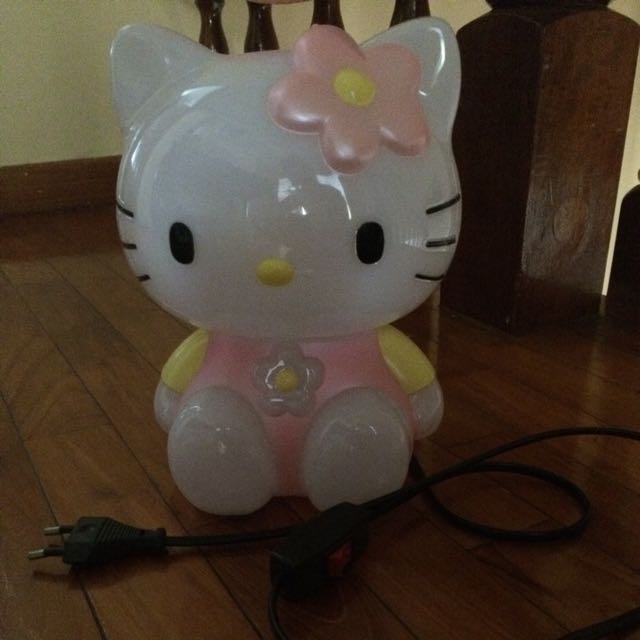 Hello Kitty Bedside Table Lamp, Furniture & Home Living, Furniture ...