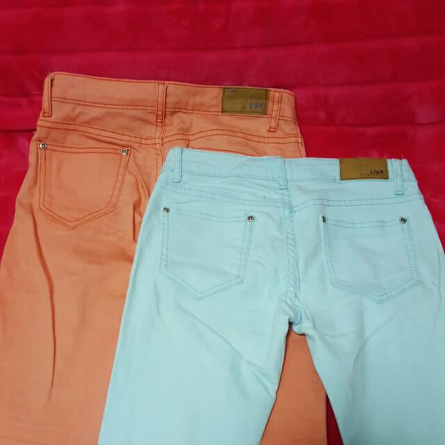 Pastel Colored Jeans, Women's Fashion, Bottoms, Jeans & Leggings on ...