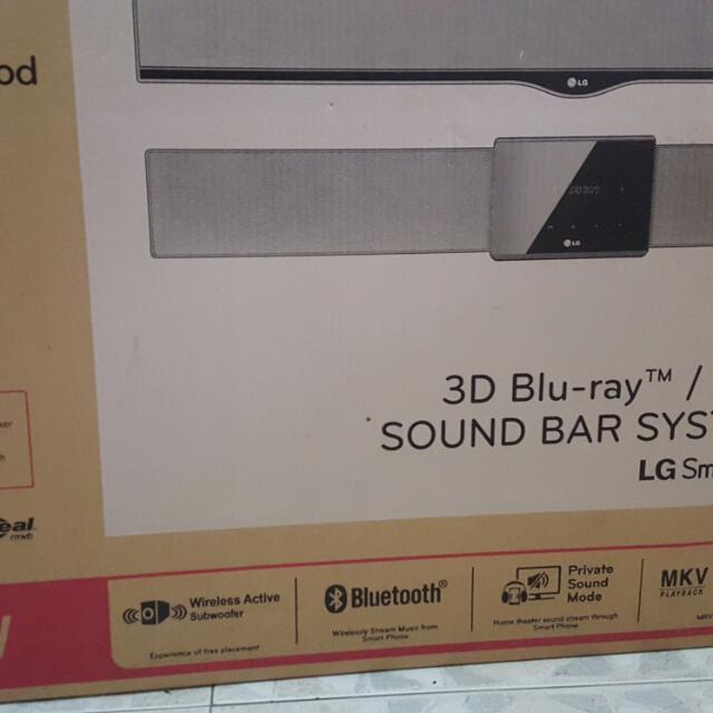 (RESERVED) BNIB LG Soundbar System Model BB4330A, Furniture & Home ...