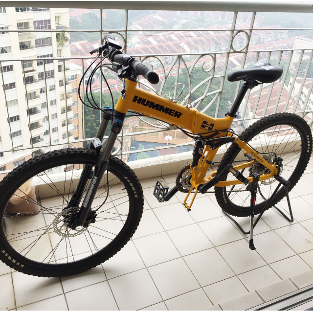 Hummer Folding Mountain Bicycle 26", Sports Equipment, Bicycles & Parts ...