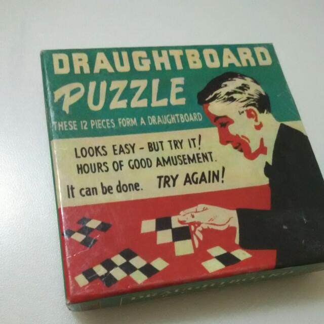 Tricky Puzzle Rings And Draughtboard Puzzle, Hobbies & Toys, Toys ...