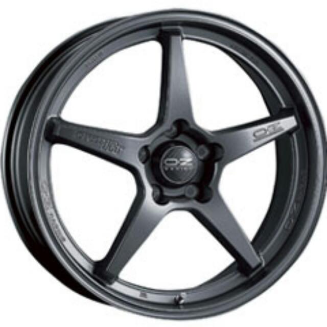 17" Inch Oz Crono Ht Rims Gunmetal, Car Accessories on Carousell