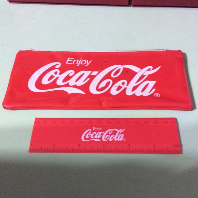 Coca Cola Pencil Pouch @ Ruler., Hobbies & Toys, Stationery & Craft ...