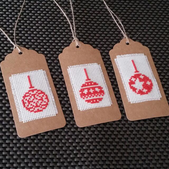 Handcrafted Christmas Gift Tags, Hobbies & Toys, Stationery & Craft ...