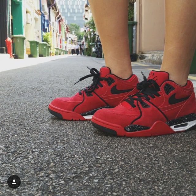 Nike Air Flight(red), Women's Fashion, Footwear, Sneakers on Carousell