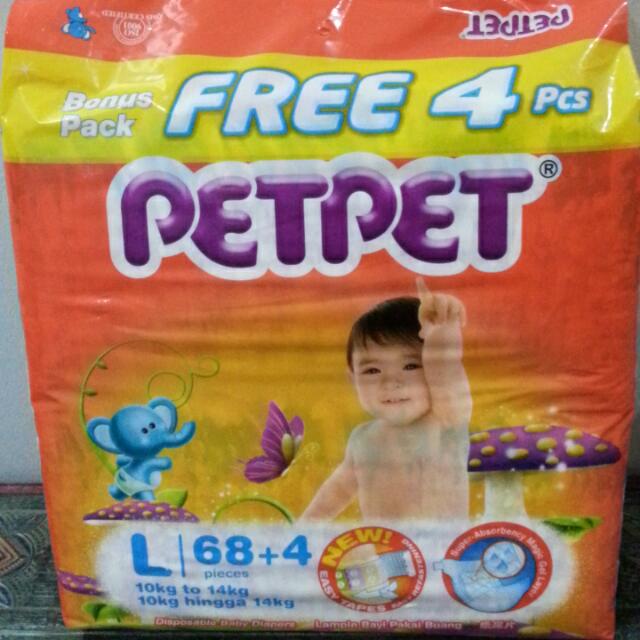 Petpet Diapers, Babies & Kids, Bathing & Changing, Diapers & Baby Wipes ...