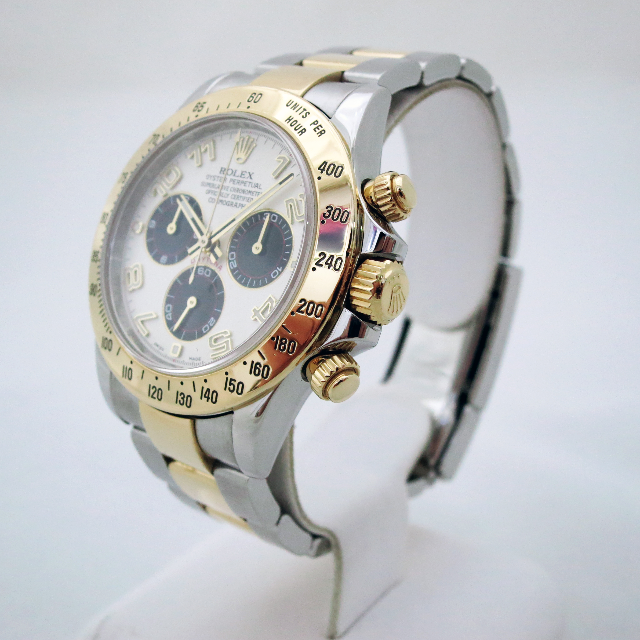Rolex Daytona Two-Tone "Panda Racing Dial" 116523, Luxury, Watches on ...