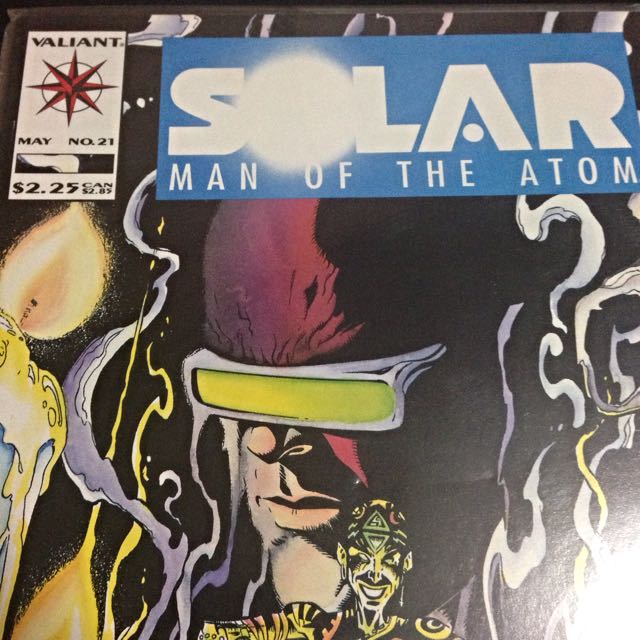 Valiant Comics. Solar Man Of Atom. Rare #1, Hobbies & Toys, Memorabilia ...