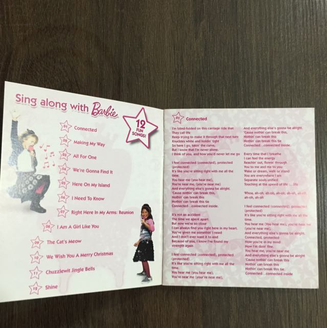 Barbie A Fashion Fairytale And Lyric Book, Hobbies & Toys, Books ...